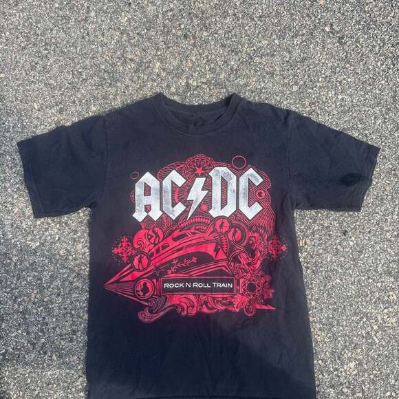AC/DC | Shirts | Acdc 2082009 Rock N Roll Train Black Ice Tour Tshirt ...